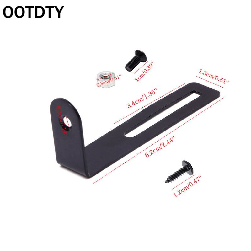 OOTDTY Black Pickguard mounting Bracket L Shape Fo... – Grandado