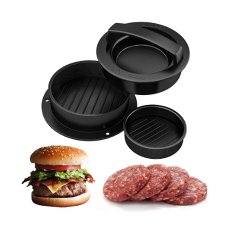 Kitchen Round Shape Hamburger Press Food-Grade ABS... – Grandado