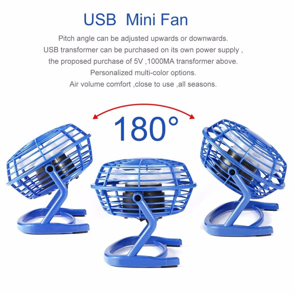 Mini storlek dc 5v usb fläkt super mute pc usb fl... – Vicedeal