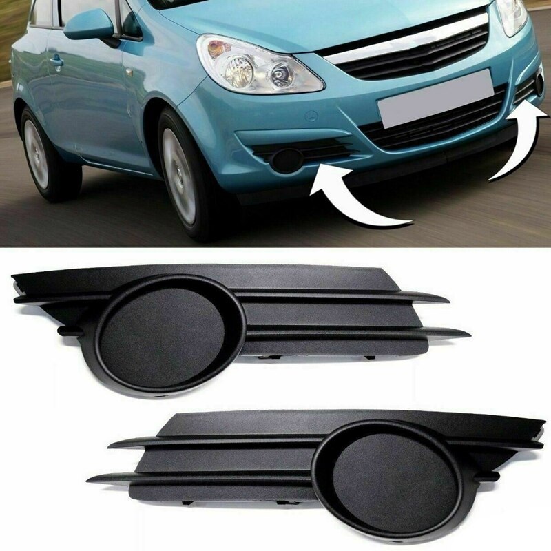 2X Car Front Fog Light Grille Fog Lamp Cover Front... – Grandado