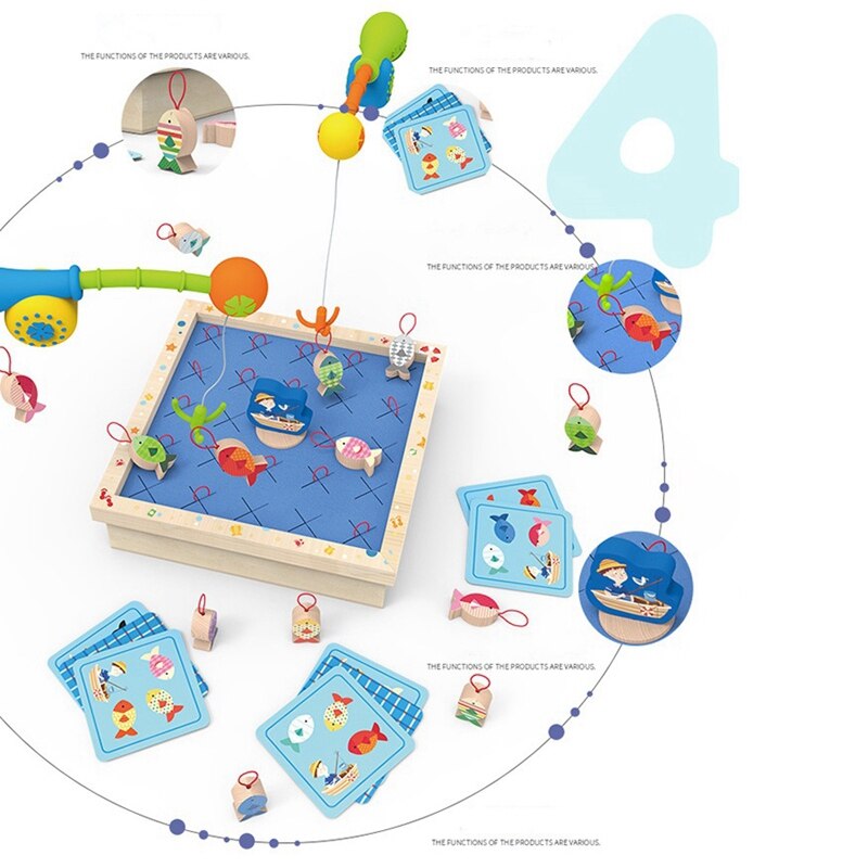 2-In-1 Fishing Memory Game Children's Memory T... – Grandado