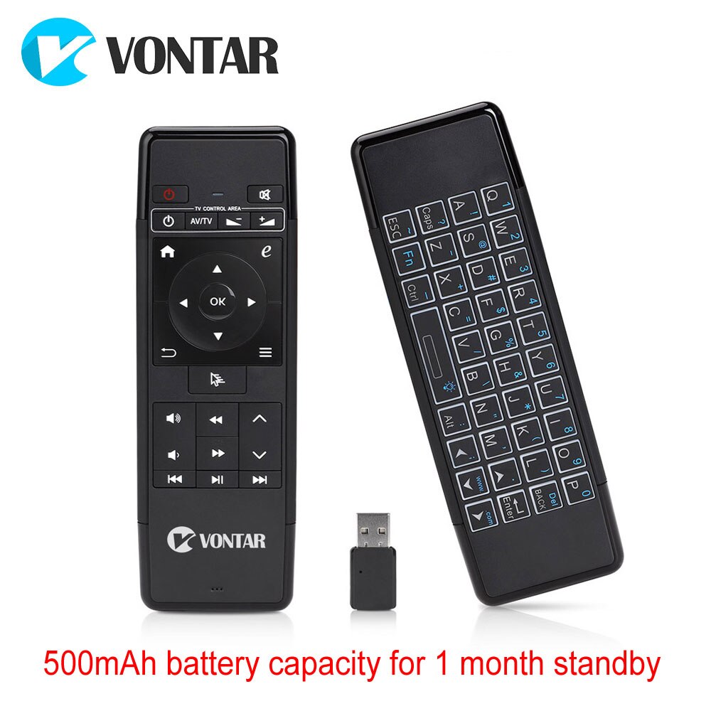 Vontar 2.4Ghz Air Mouse Wireless Keyboard 6-As Ir ... – Grandado