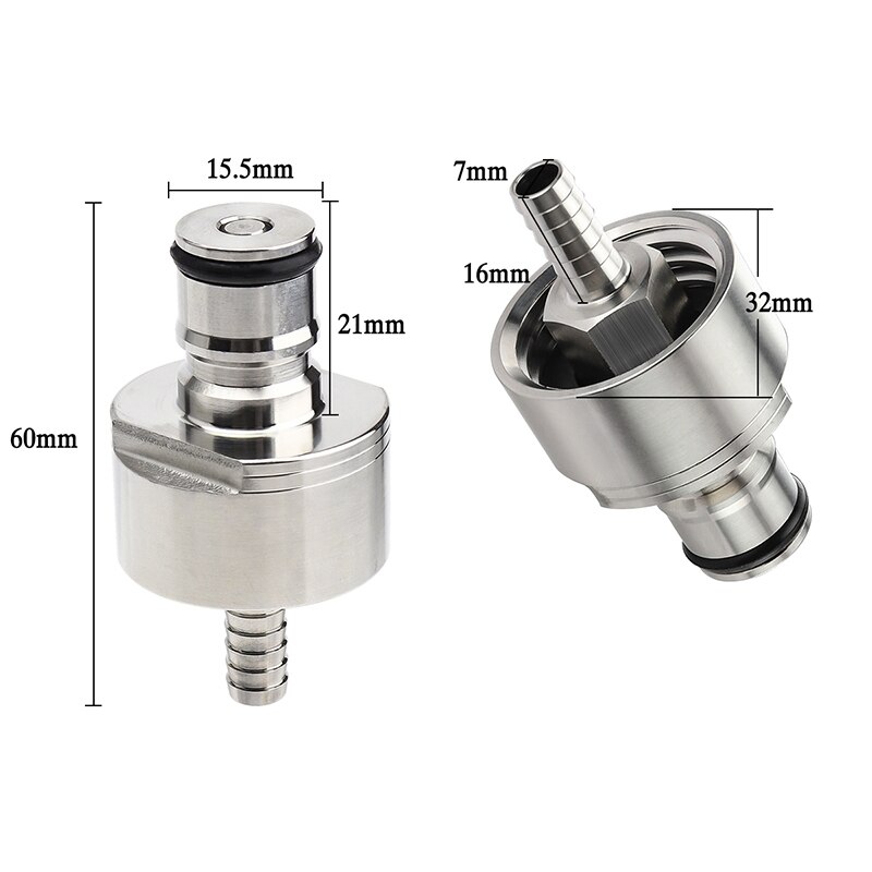 2Pcs/Lot 304 Stainless Steel Carbonation Cap 5/16 ... – Grandado