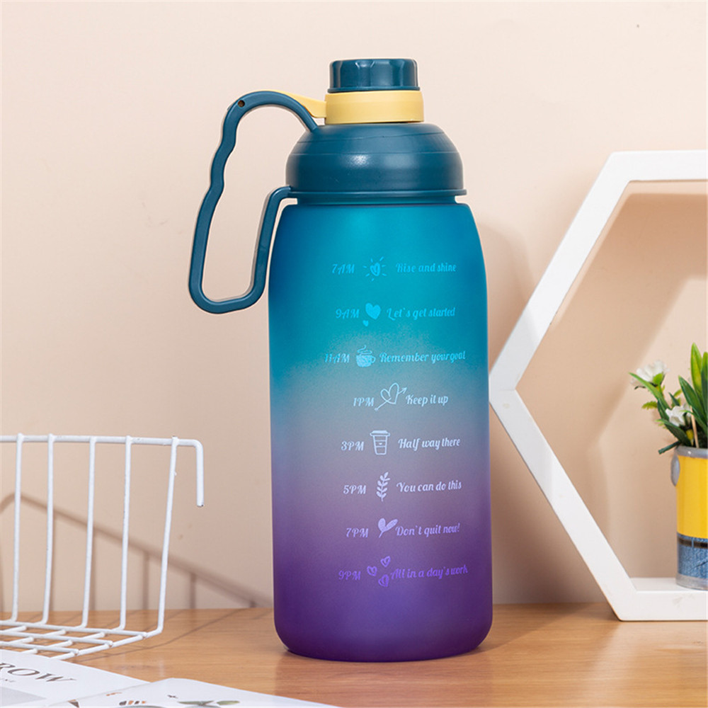 1500ml Portable Large-Capacity Water Bottle Time M... – Grandado