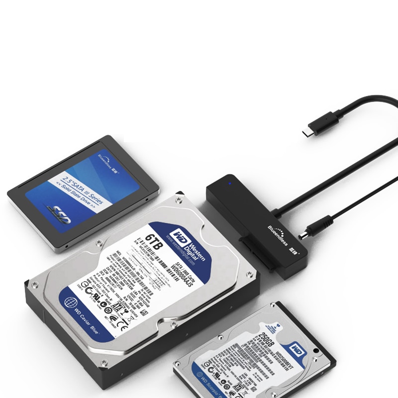 USB A to SATA Type C to SATA HDD reader with OTG f... – Grandado