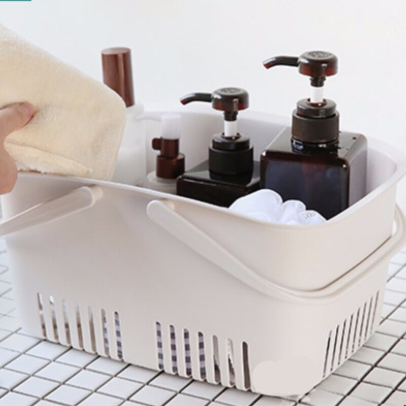 Plastic Shower Storage Basket with Handle for Bath... – Grandado