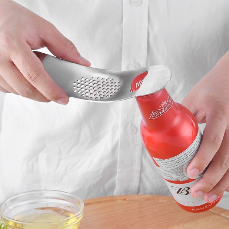 Stainless Steel Arc Rocker Rocking Garlic Press Cr... – Grandado