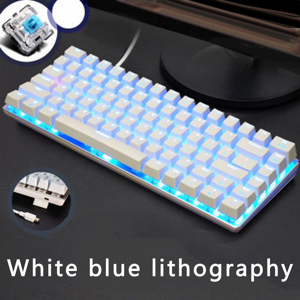 Ajazz AK33 mechanical gaming keyboard wired Russia... – Vicedeal