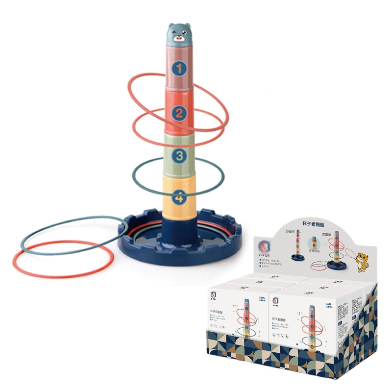 Circle Ferrule Stacked Layers Game Training Toys E... – Grandado