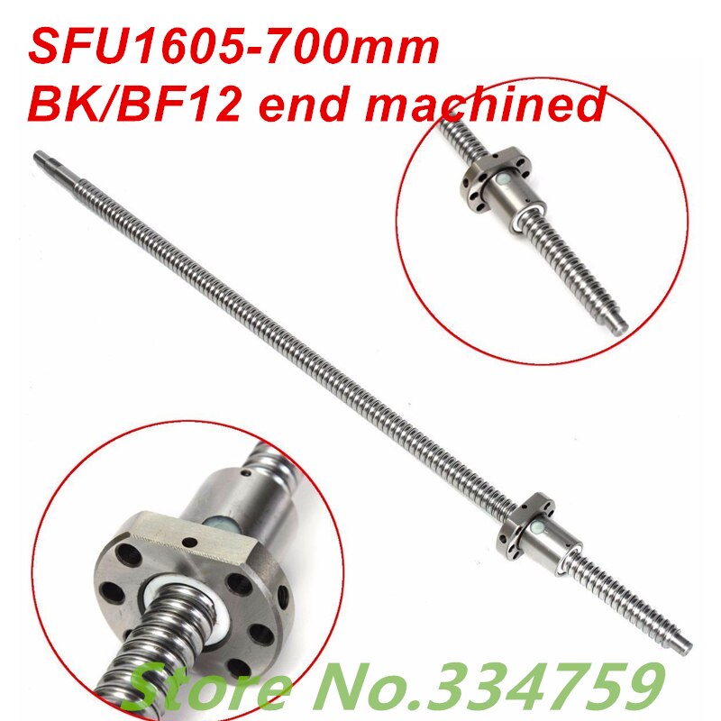 16mm 1605 Ball Screw Rolled C7 ballscrew SFU1605 7... – Grandado