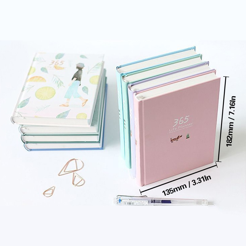 365 days Planner Notebook Yearly Agenda Inner Page... – Grandado