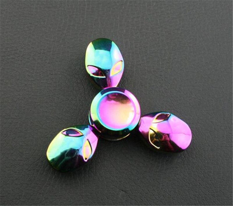Space Alien ET Rainbow Colorful Fidget Spinner Han... – Vicedeal