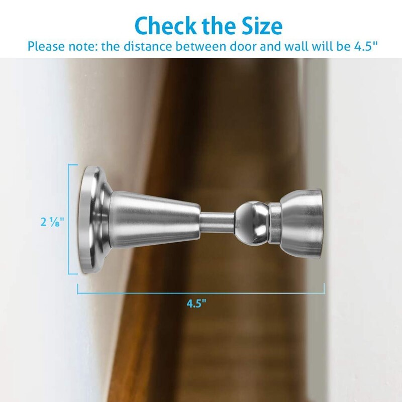 TOPDoor Stopper, Magnetic Door Stop, Soft-Catch Ma... – Grandado