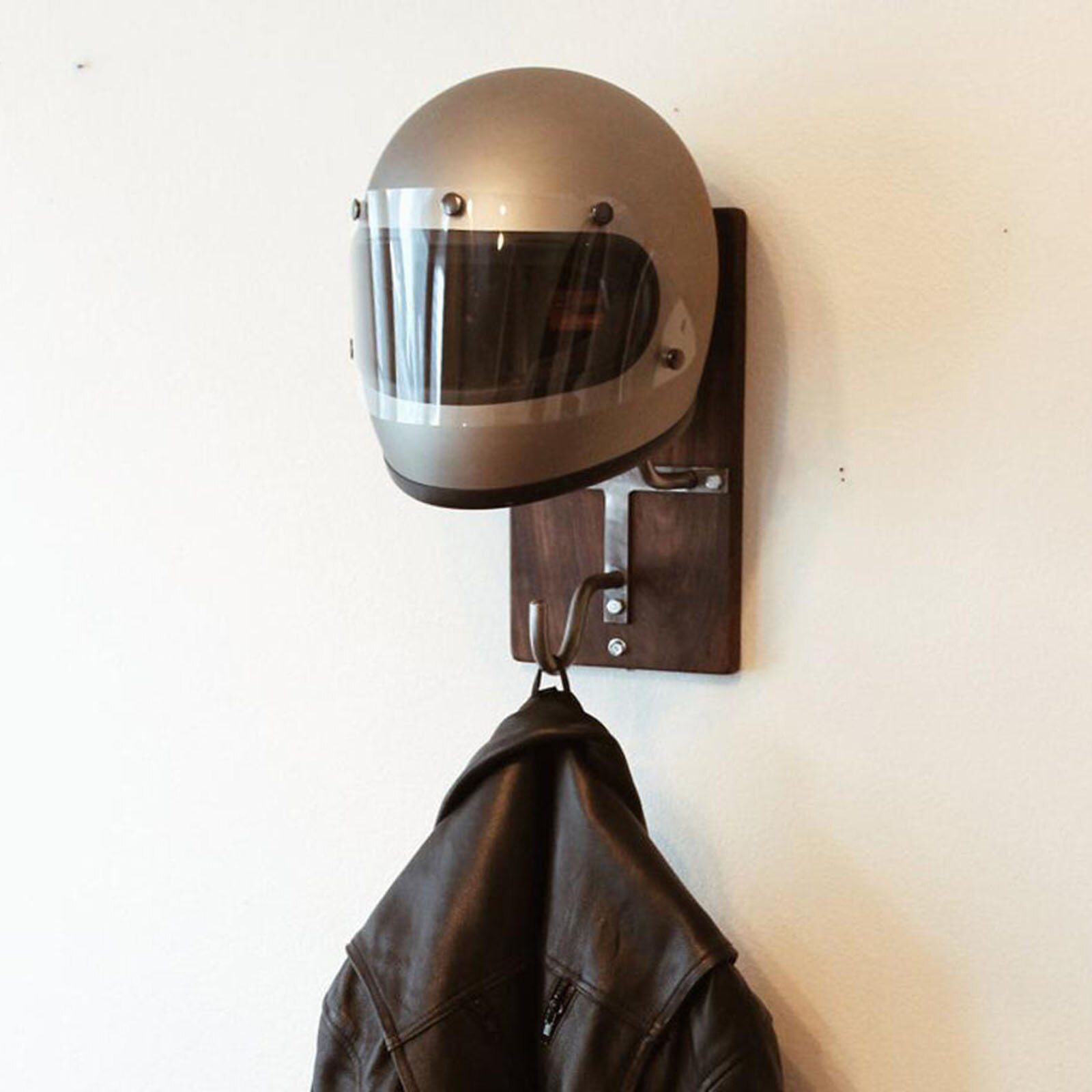 Motorcycle Helmet Holder Rack Wall Mounted Motorcy... – Grandado