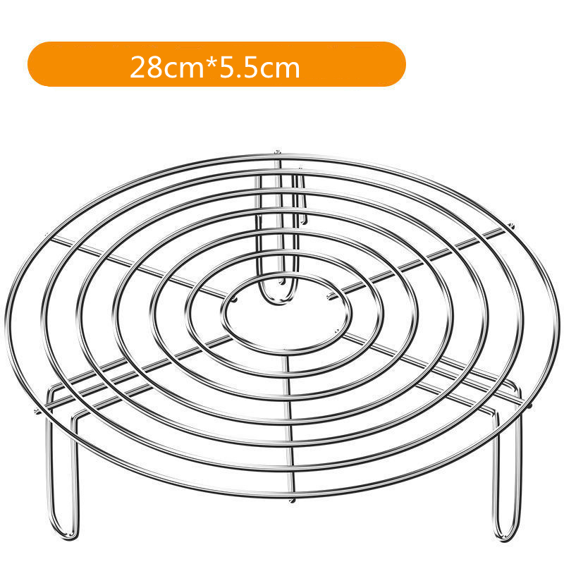 Round Stainless Steel Steamer Rack Pot Steaming St... – Grandado