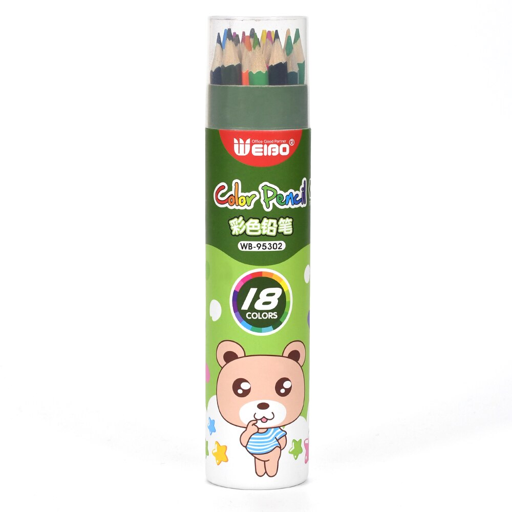 18 Pcs/Set Kawaii Color Nature Wood ColorPencil Fo... – Vicedeal