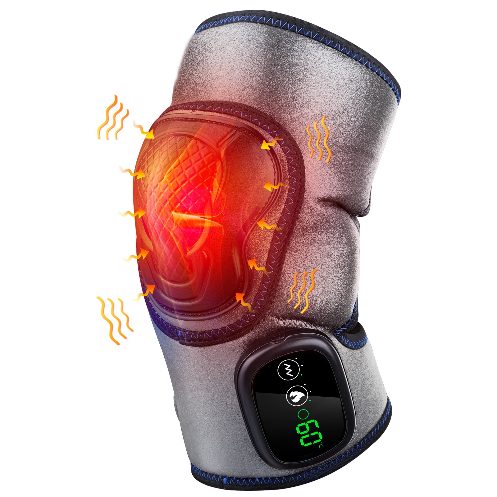 1 Pc Electric Heating Therapy Knee Massager Reliev... – Grandado