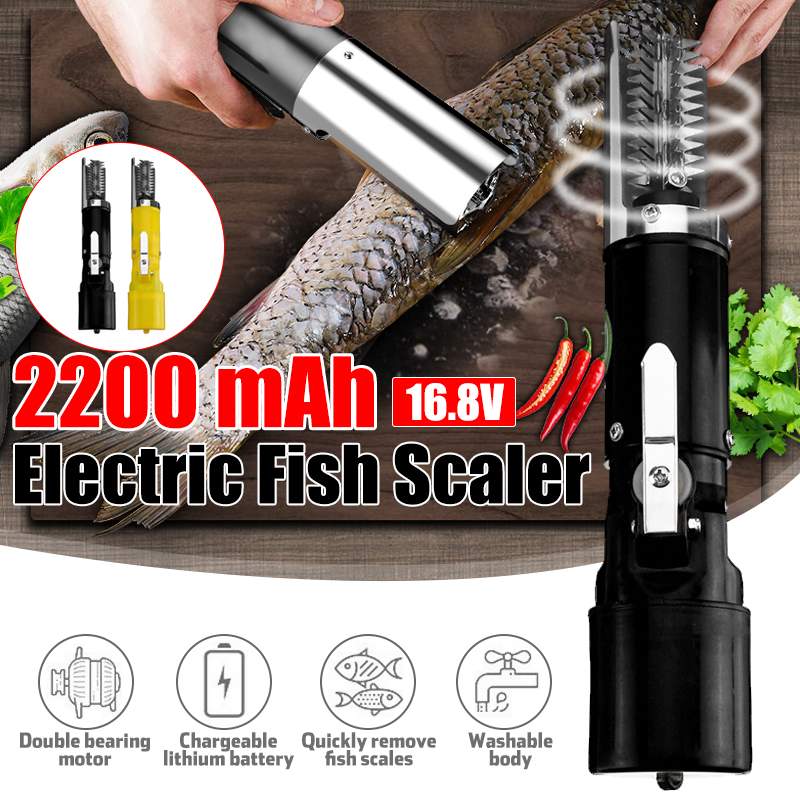 Cordless Electric Fish Scaler Cleaner Fish Scale R... – Vicedeal