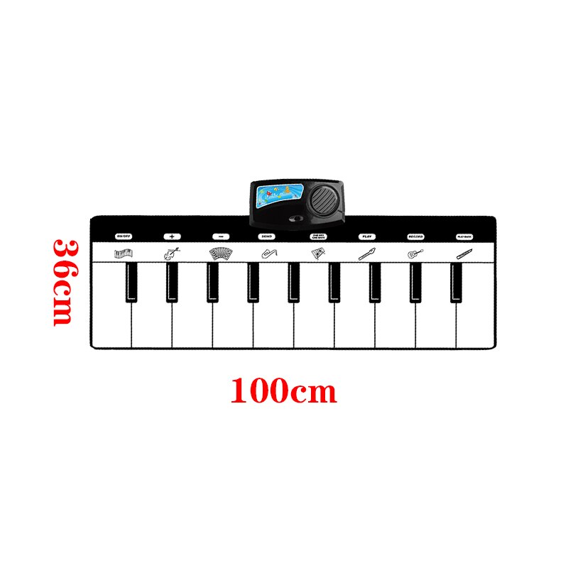 Muziek Mat Met Animal Sound Verstelbare Piano Keyb... – Grandado