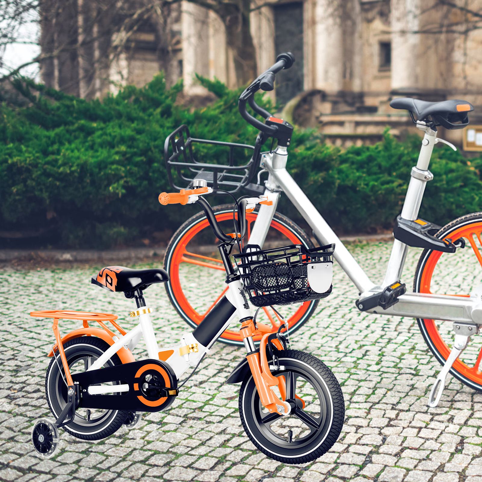 1 Pair Kid Bike Training Wheels Auxiliary Wheels R... – Grandado