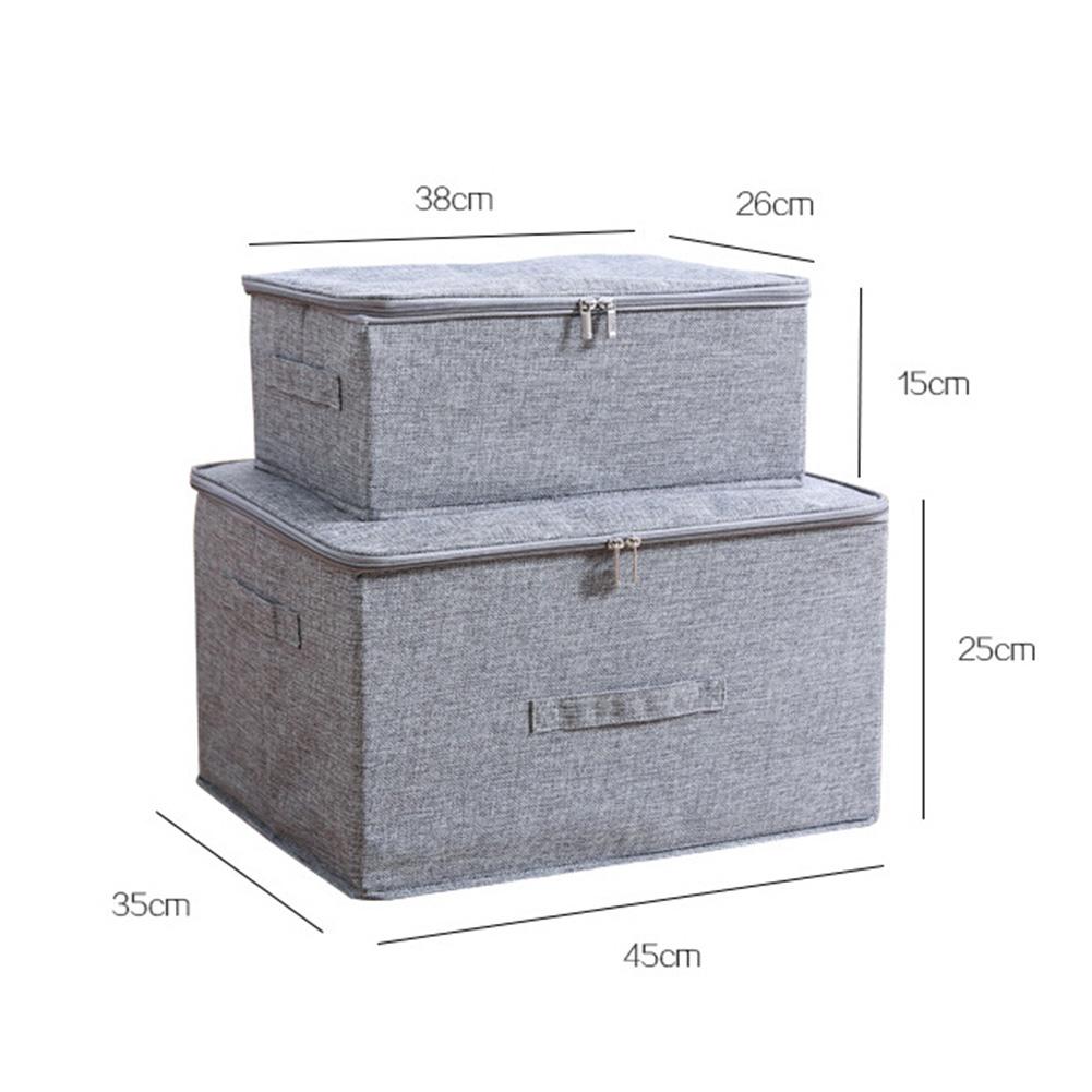 Linnen Stof Vouwen Cd Opbergdozen Opvouwbare Bins ... – Grandado