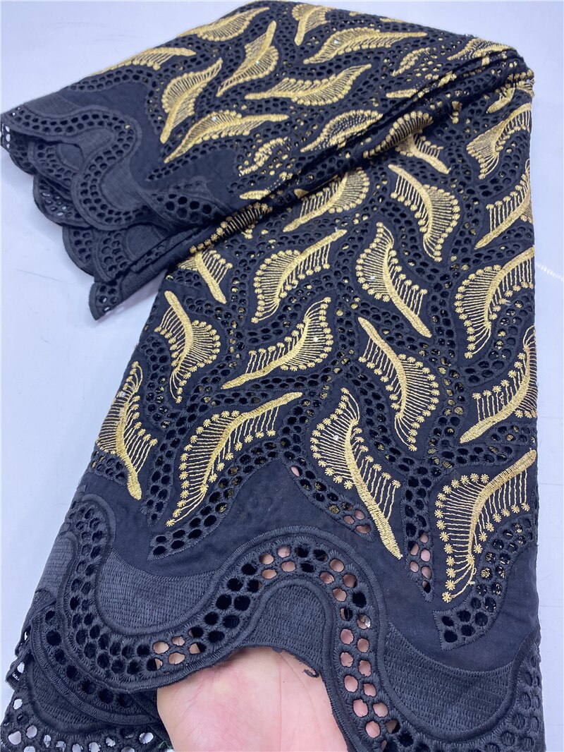 African Lace Fabric Cotton Lace Swiss Voile Lace I... – Vicedeal