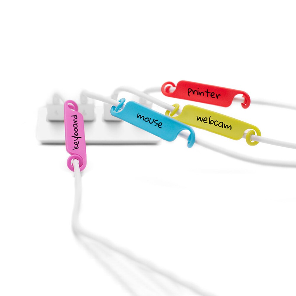 10pcs Cable Label TPE Waterproof Kids DIY Easy Mar... – Vicedeal