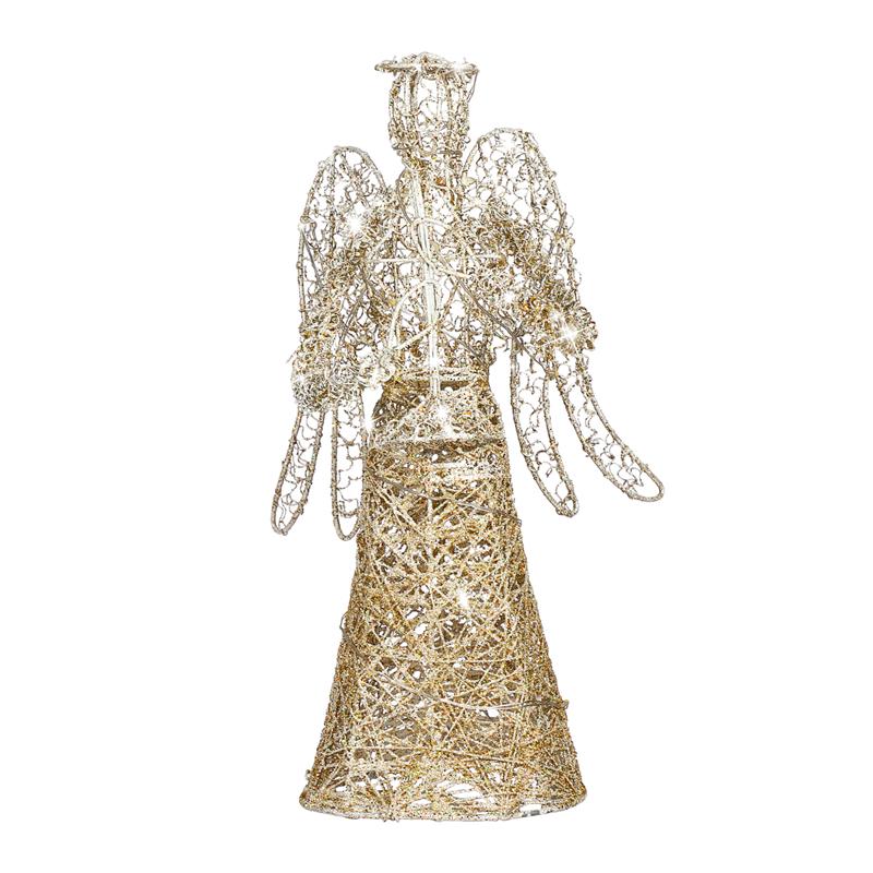 Pretyzoom Christmas Angel Treetop Golden Christmas... – Grandado