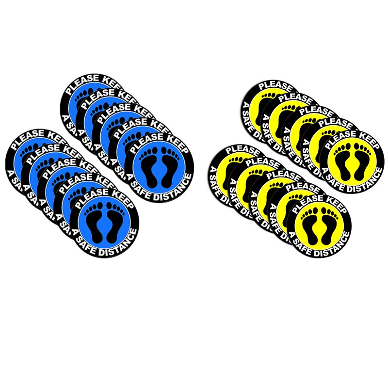 10Pcs Floor Decals-12inch Round Stickers-Waterproo... – Grandado