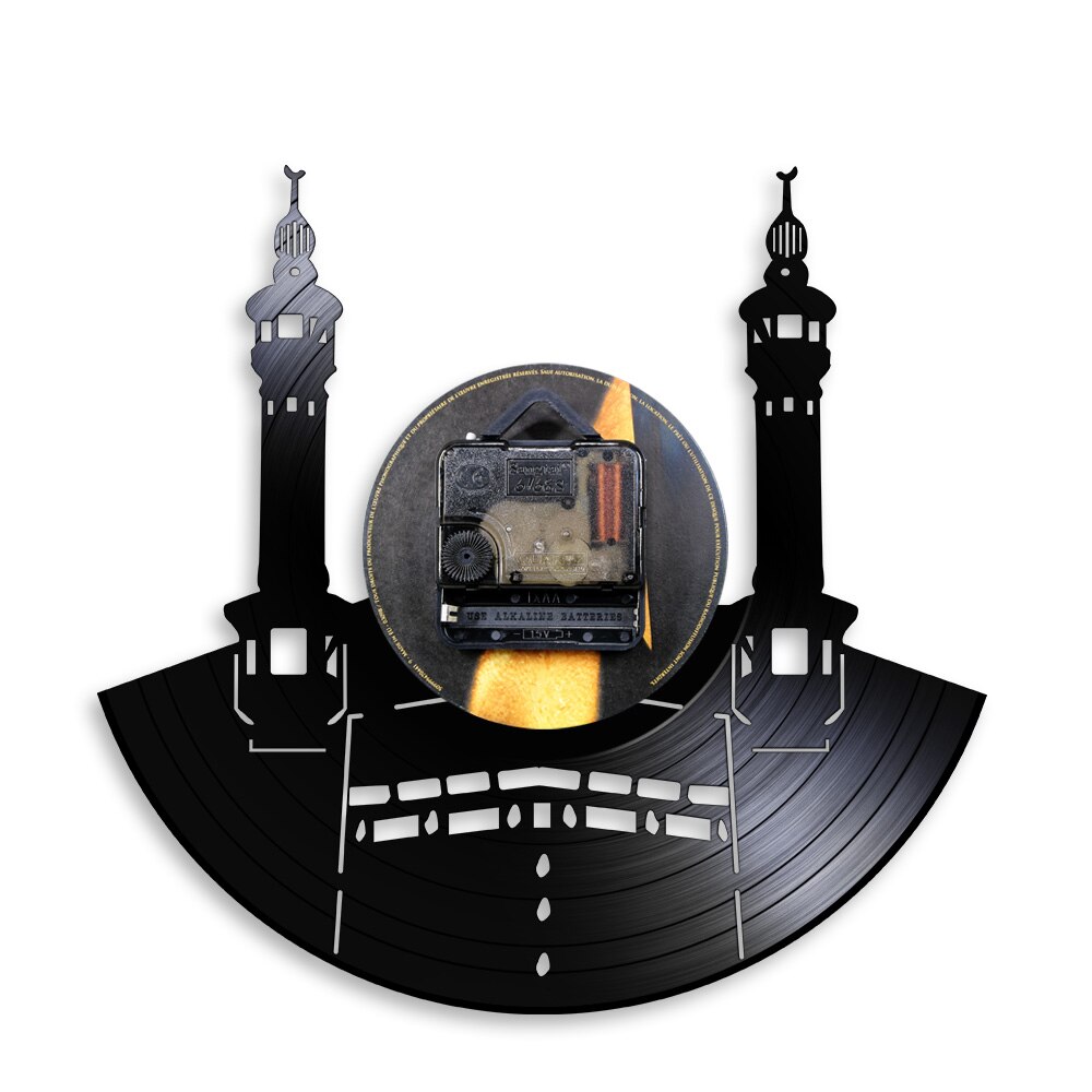 Islamic Vintage Wall Clock Kaba Muslim Architectur... – Grandado