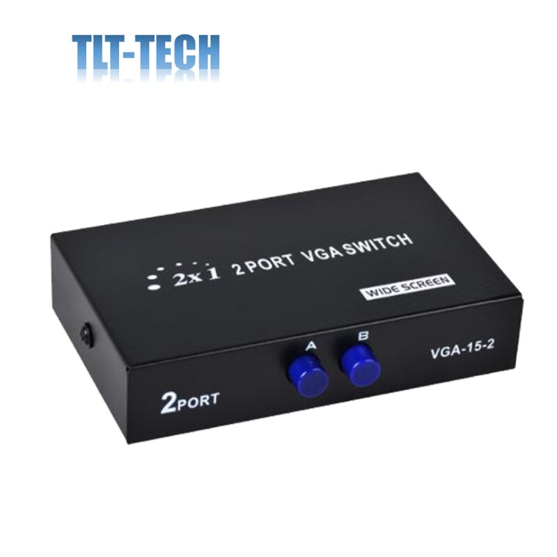 2 In 1 Out Mini 2 Port VGA Selector Box VGA/SVGA M... – Vicedeal