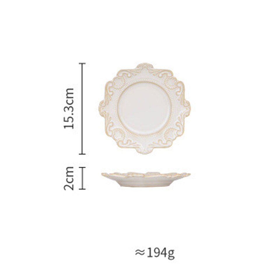 Vintage Relief Glazed Ceramic Food Dish Plate Frui... – Vicedeal