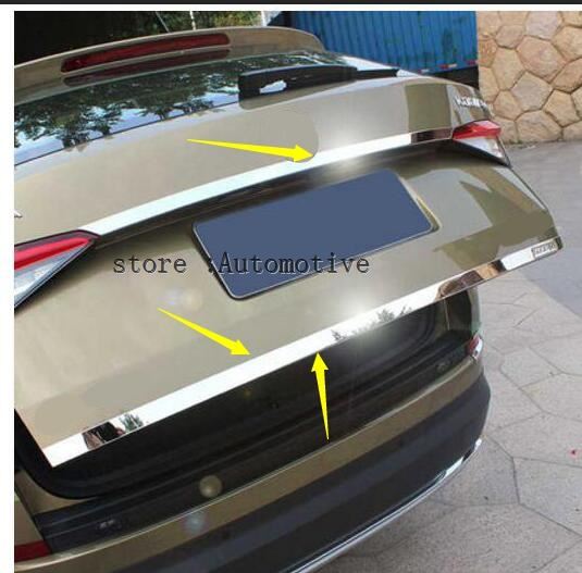 stainless Rear Trunk Tail Gate Trim Cover Molding ... – Grandado
