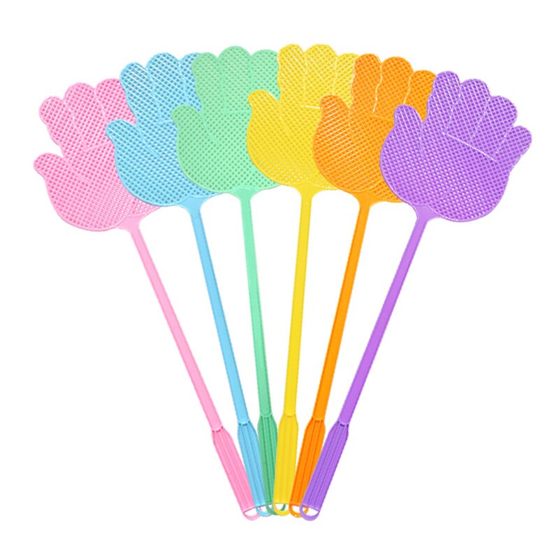 12 Pièces Tapettes À Mouches En Plastique Flyswatt... – Grandado