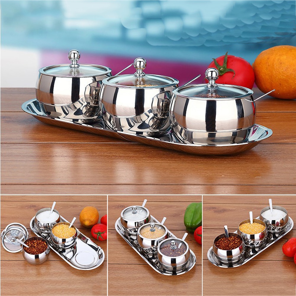 High-end Durable Stainless Steel Sugar Bowl Gadget... – Vicedeal