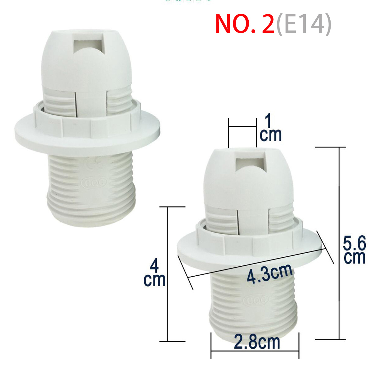 1 stk. skrue e14 e27 m10 fatning led-pære lampeho... – Grandado
