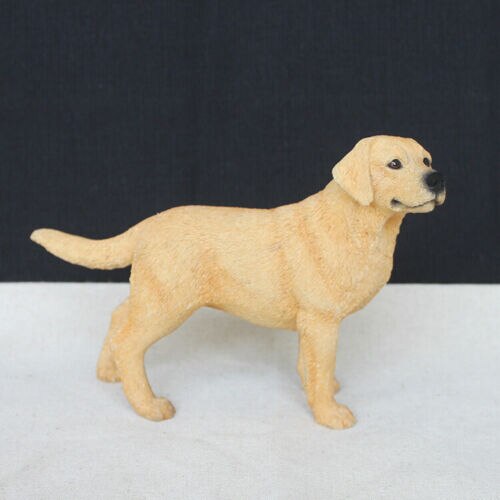 JJM Stand Labrador retriever Dog Pet Figure Canida... – Grandado
