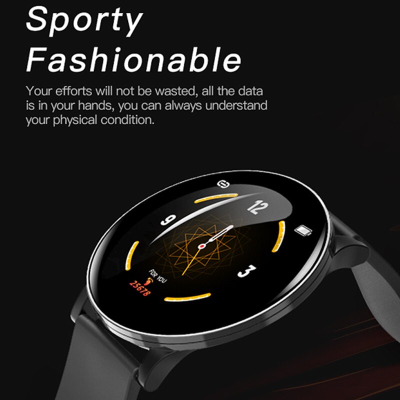 Smart Uhr W8 Runde Sport Wasserdichte Smartwatch M... – Vicedeal
