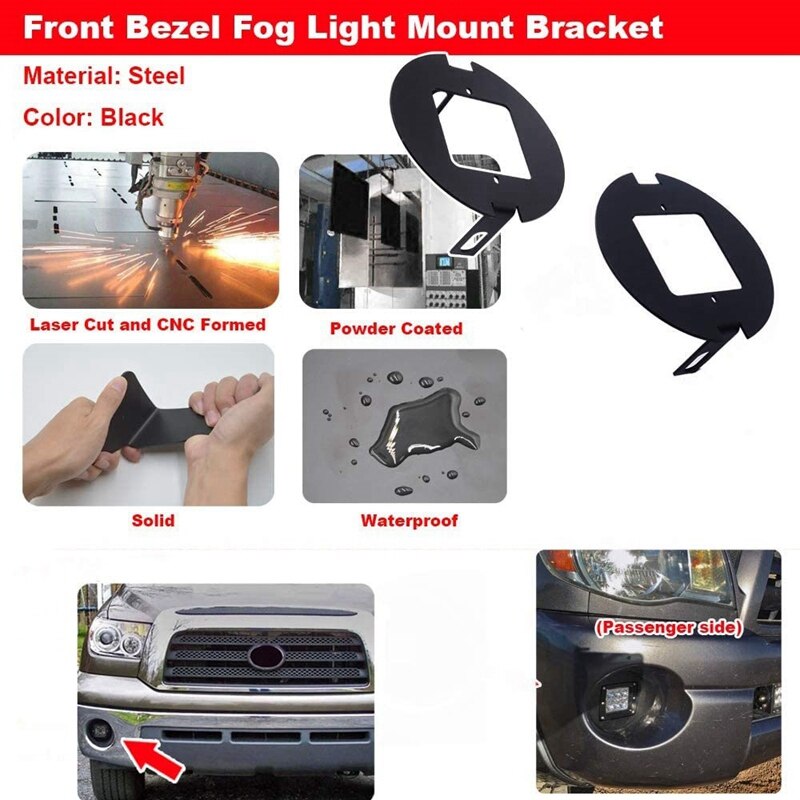 Front Bumper Fog Light Mounting Bracket Lower Brac... – Grandado