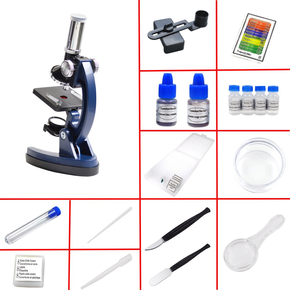 Chanseon 100X 600X 1200X Microscope For Kids Stude... – Vicedeal