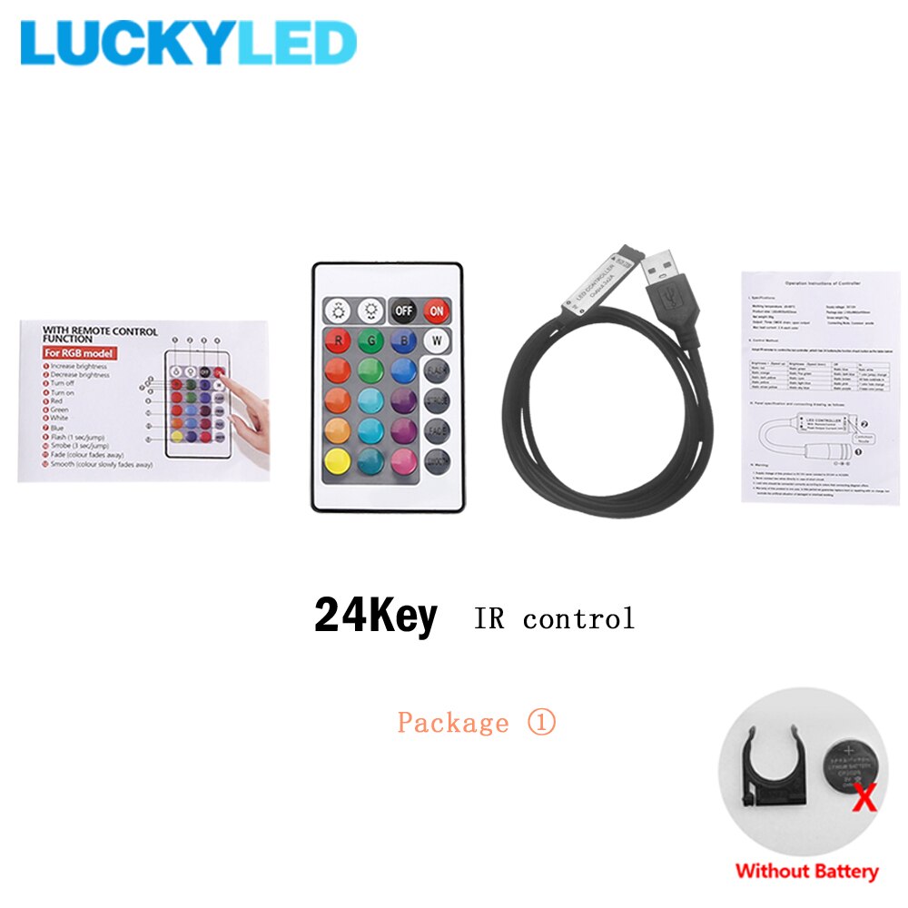 LUCKYLED RGB Controller DC5V 12V 24V Taste 3ändern... – Grandado