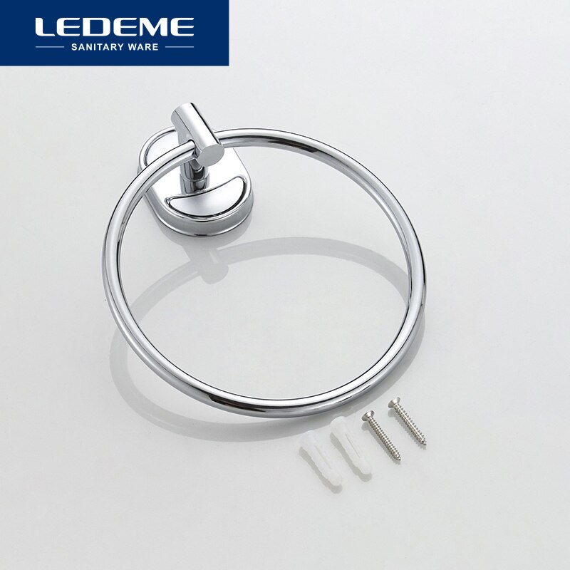 LEDEME Wall Mounted Bath Towel Ring Hand Rack Roll... – Grandado