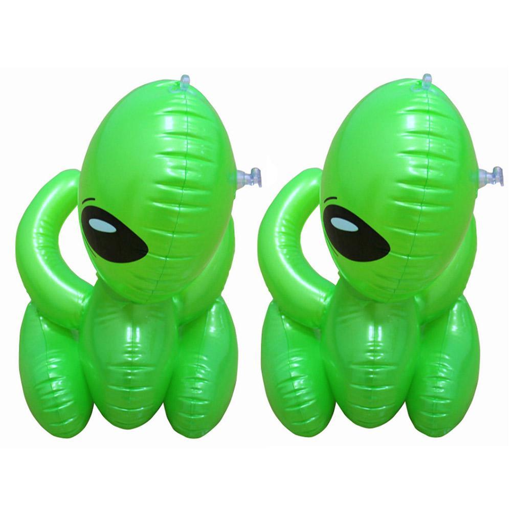 Kids Green Alien Model Toys Inflatable PVC Kids Sc... – Grandado