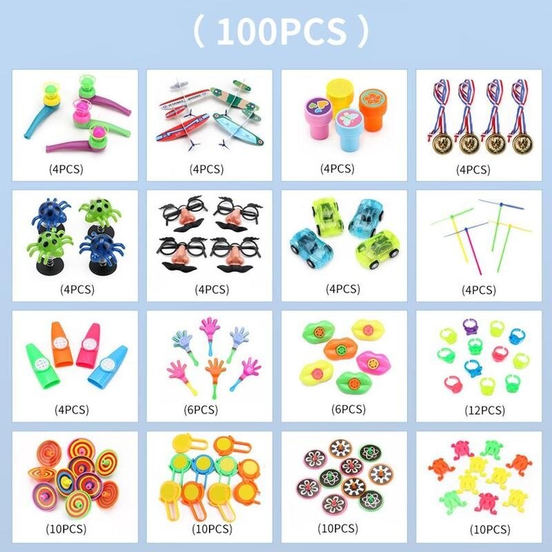 100 Pcs Children's Educational Toys Birthday Party... – Grandado