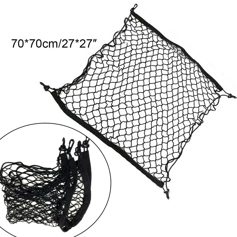 Black Nylon Elastic Floor Car Boot Net Cargo Stora... – Vicedeal