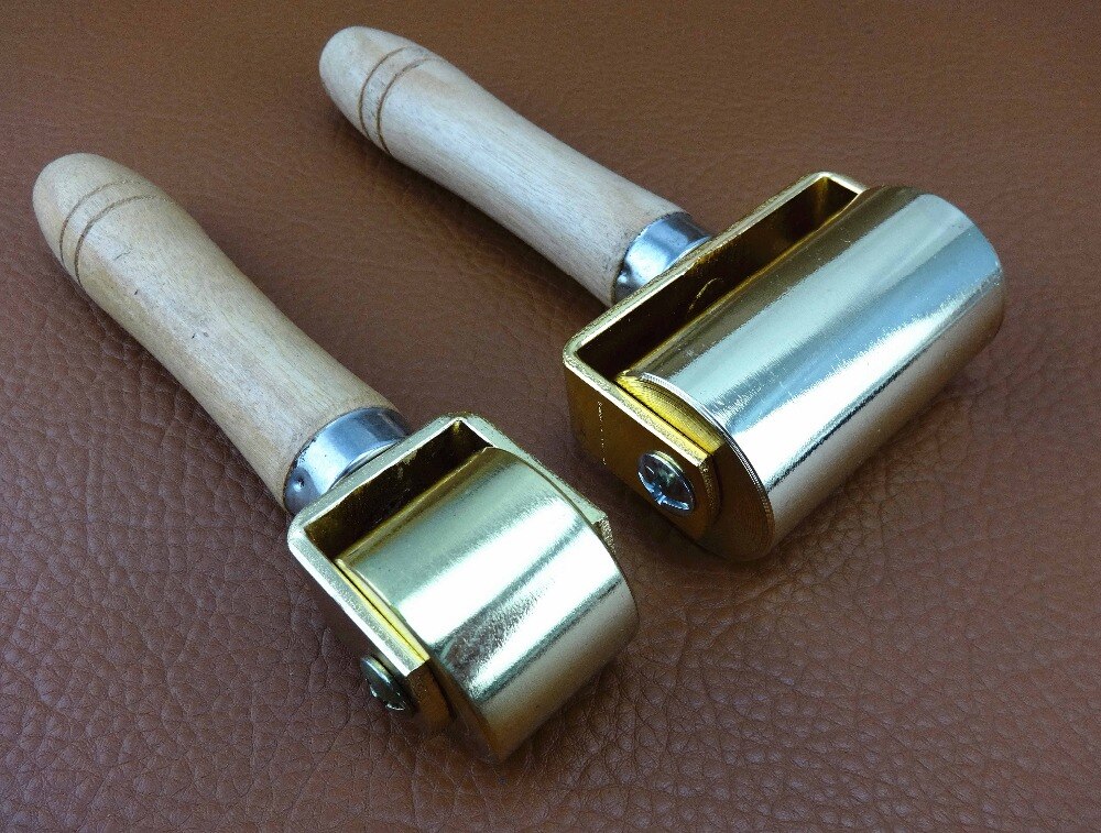 12kind Leather Craft Edge Press Roll Roller Glue E... – Grandado
