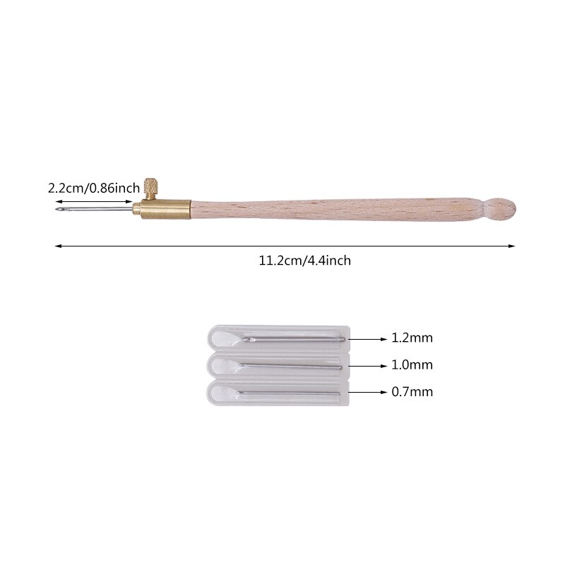 1Pcs 3 In 1 Embroidery Tambour Crochet Hook with 3... – Grandado