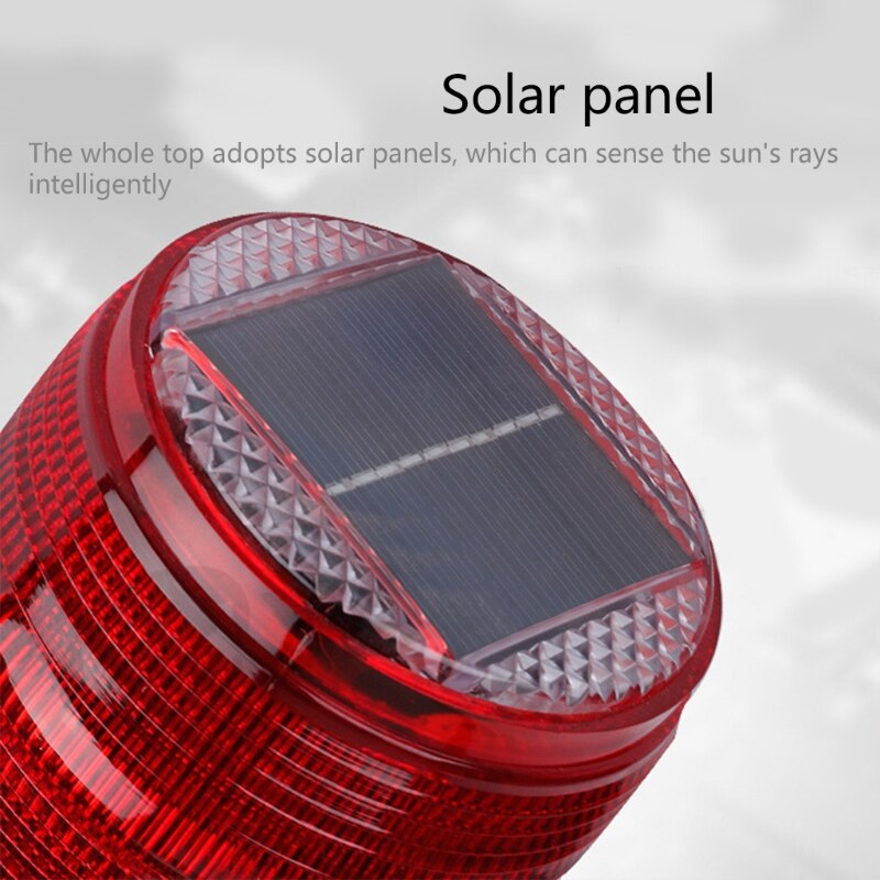 1 Pc Solar Flashing Warning Light Strobe Emergency... – Grandado