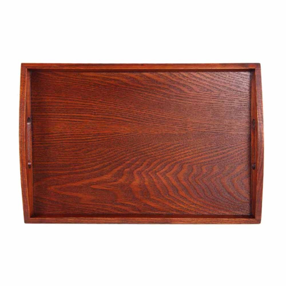 3 Sizes Rectangle Wooden Breakfast Food Dinner Des... – Grandado
