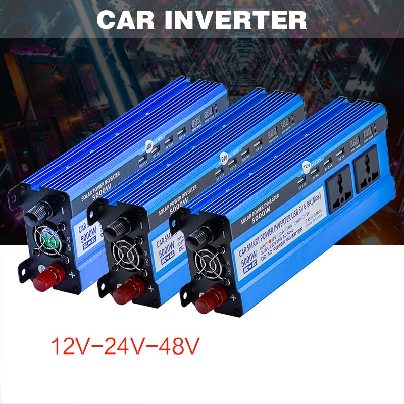 Solar inverter 12/24/48v 220v 5000w inverter spänn... – Vicedeal